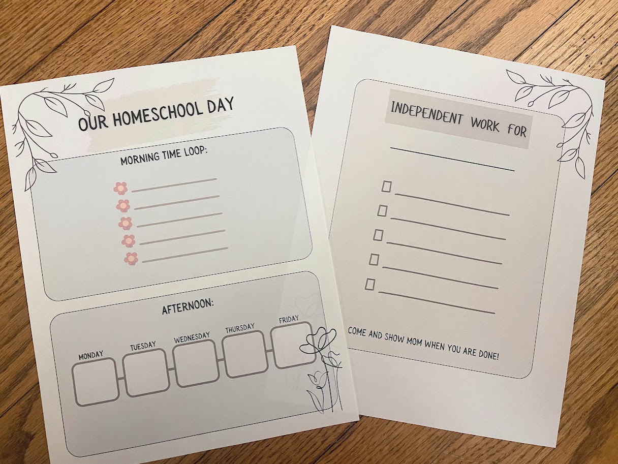 Simple Homeschool Routine for Multiple Ages: Curriculum, Books, + Grace ...